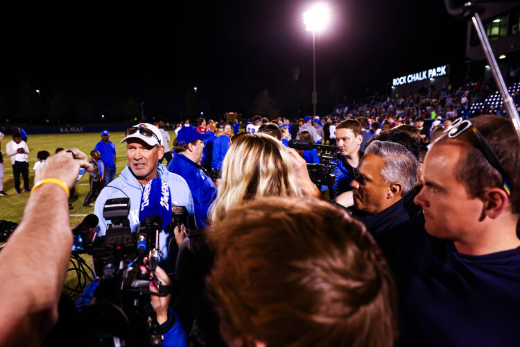 Photo Gallery: KU football hosts Spring Showcase at Rock Chalk Park ...
